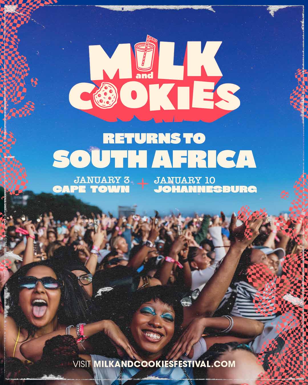 Milk + Cookies Festival is returning to South Africa in 2026