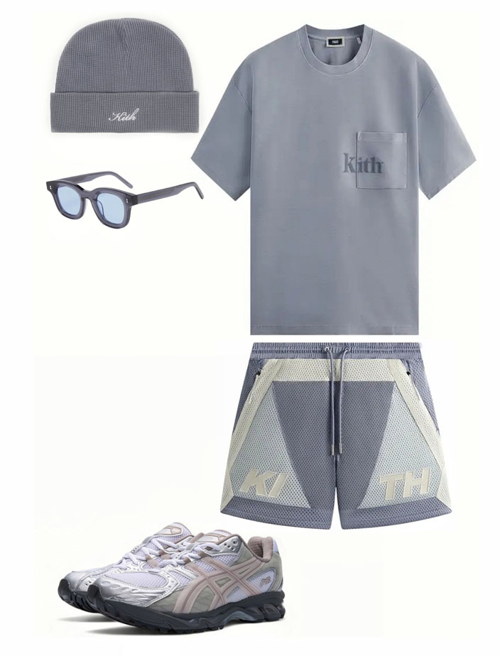 PANTONE SUNDAYS 'Platinum Grey' outfits inspo featuring ASICS