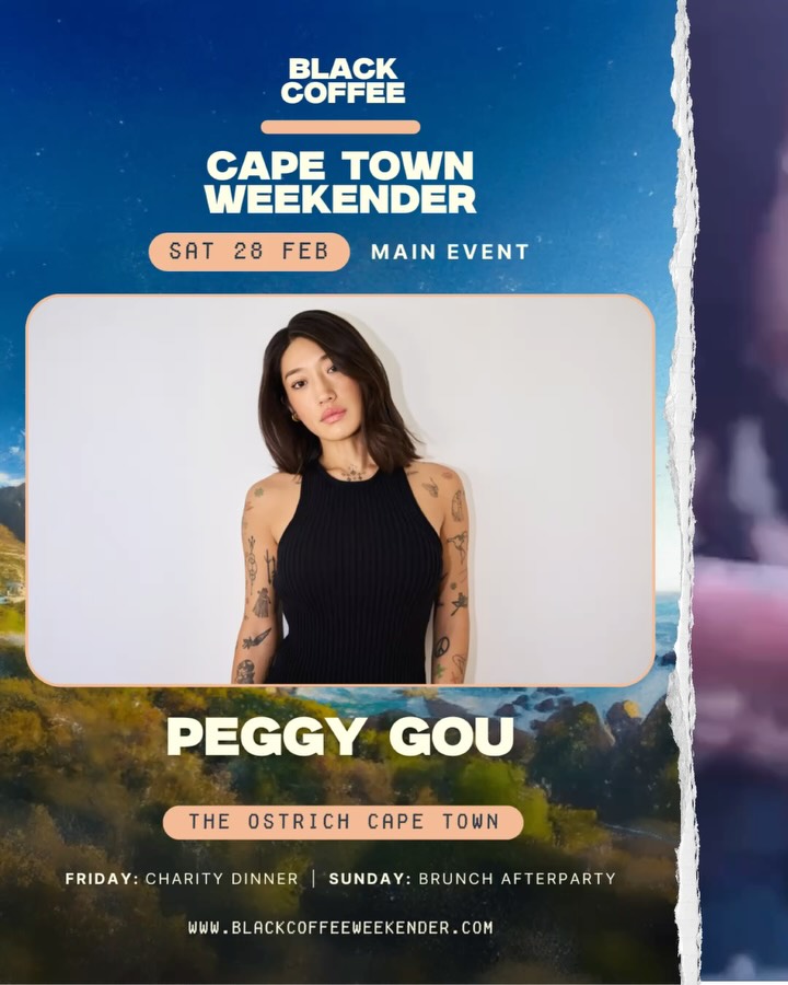 Peggy Gou to perform at Black Coffee's Weekender in Cape Town