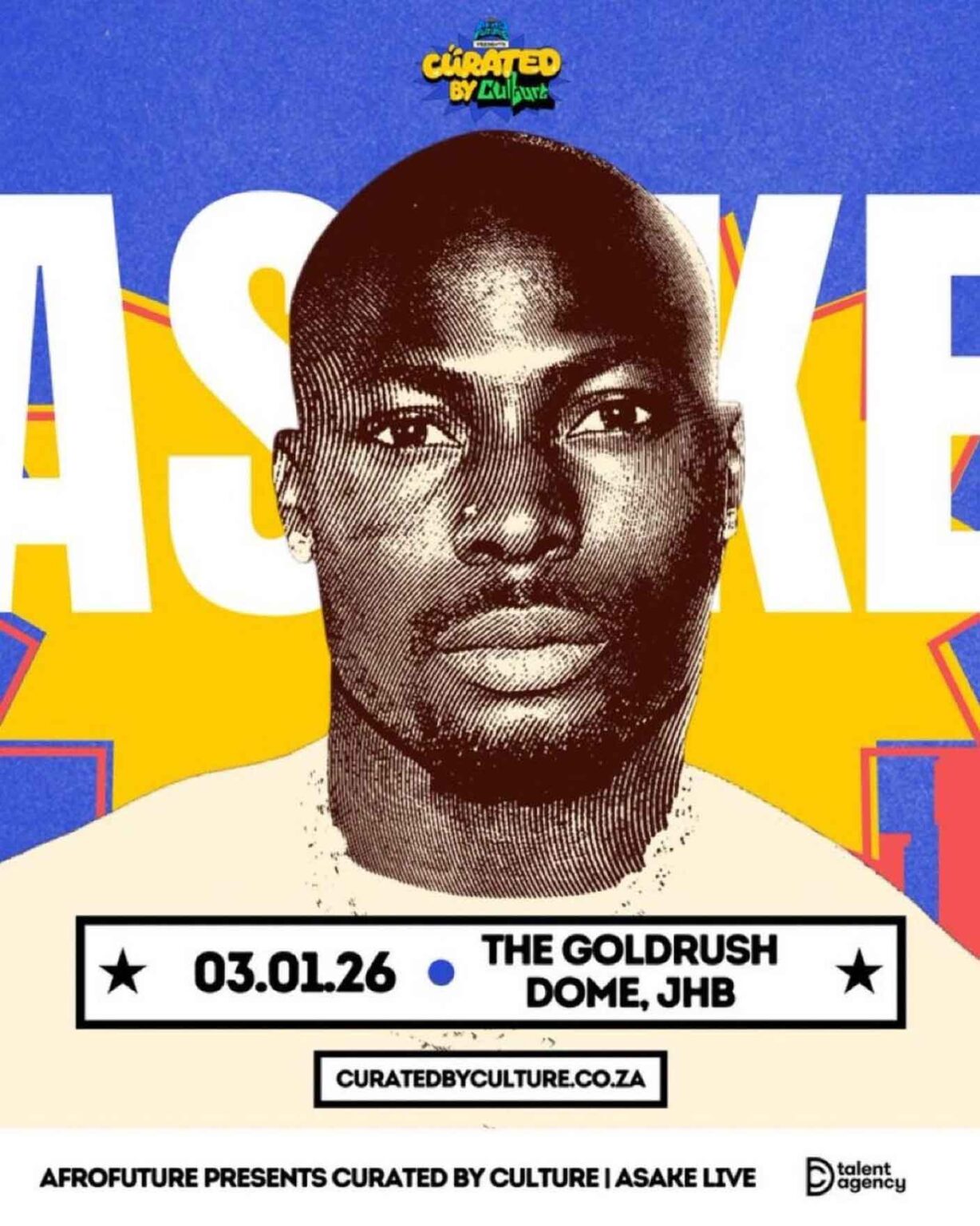 ASAKE headed to Johannesburg, South Africa in 03 January 2026