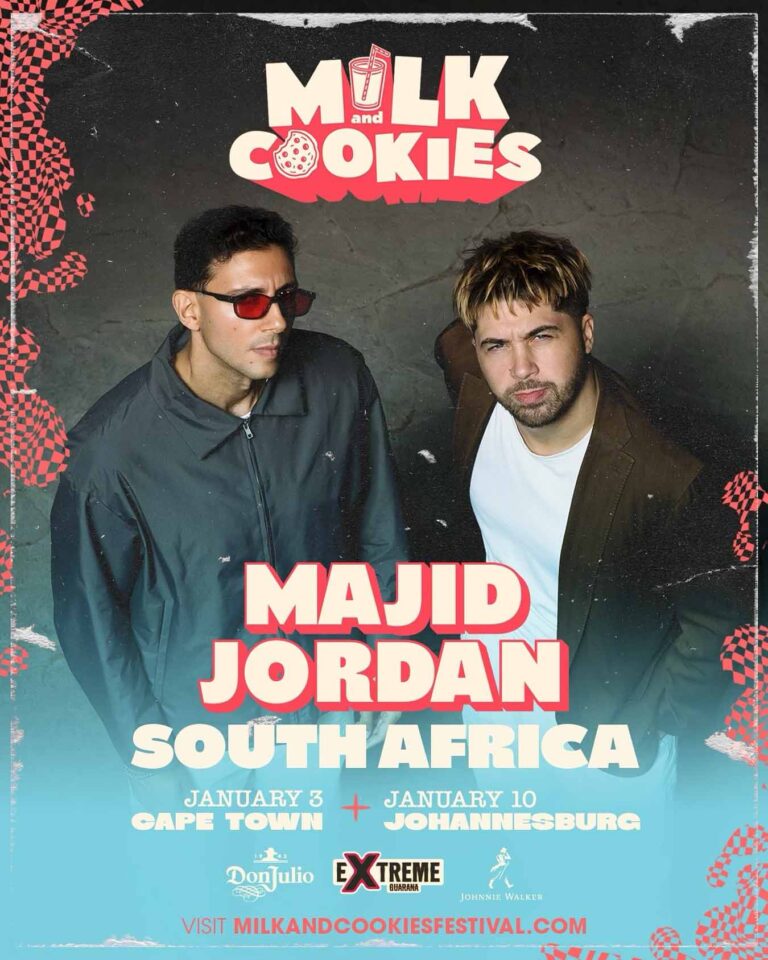 Majid Jordan returns to South Africa 2026 Milk + Cookies Festival