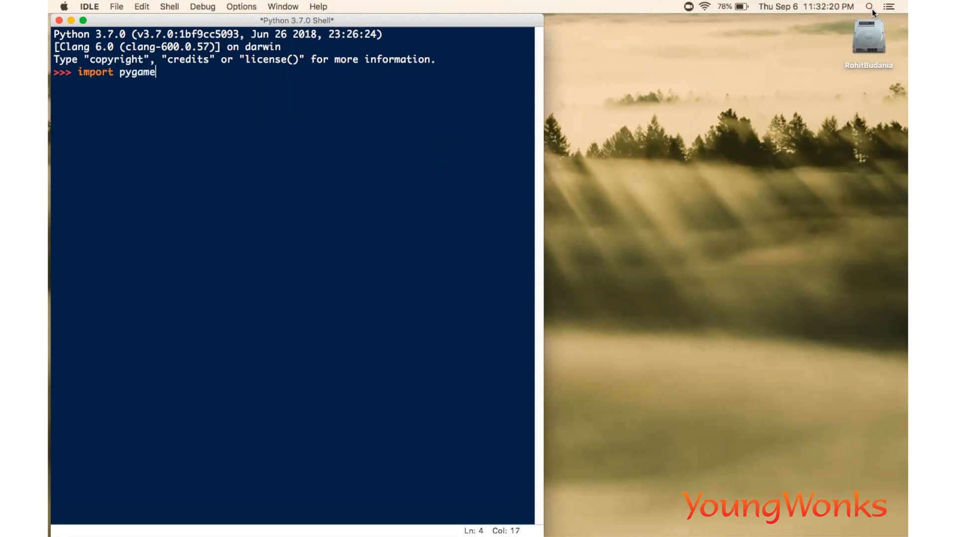 How To Install PyGame On A Mac