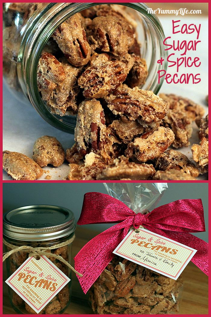 Sugar & Spice Candied Pecans