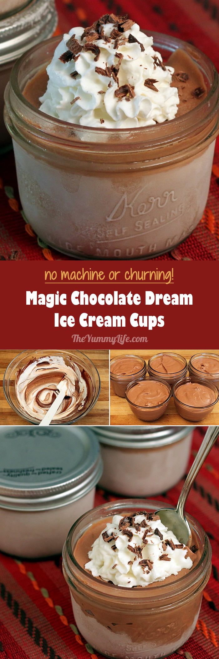 Individual Chocolate Dream Ice Cream Cups