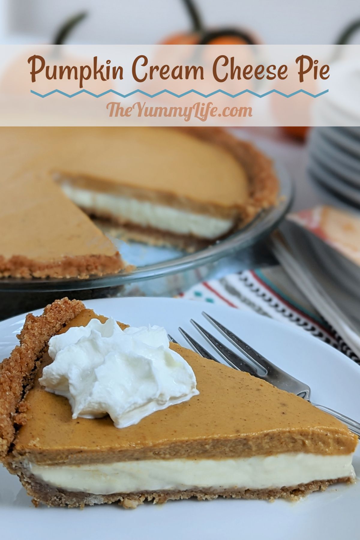 Pumpkin Cream Cheese Pie