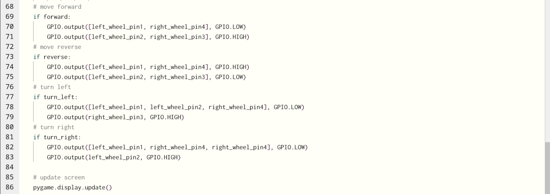 Remote Controlled Robot Car using Raspberry Pi