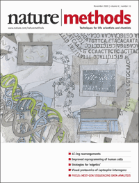 Cover art at Nature Methods | Research Communities by Springer Nature