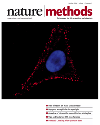Cover art at Nature Methods | Research Communities by Springer Nature