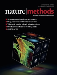 Cover art at Nature Methods | Research Communities by Springer Nature