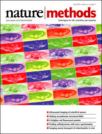 Cover art at Nature Methods | Research Communities by Springer Nature
