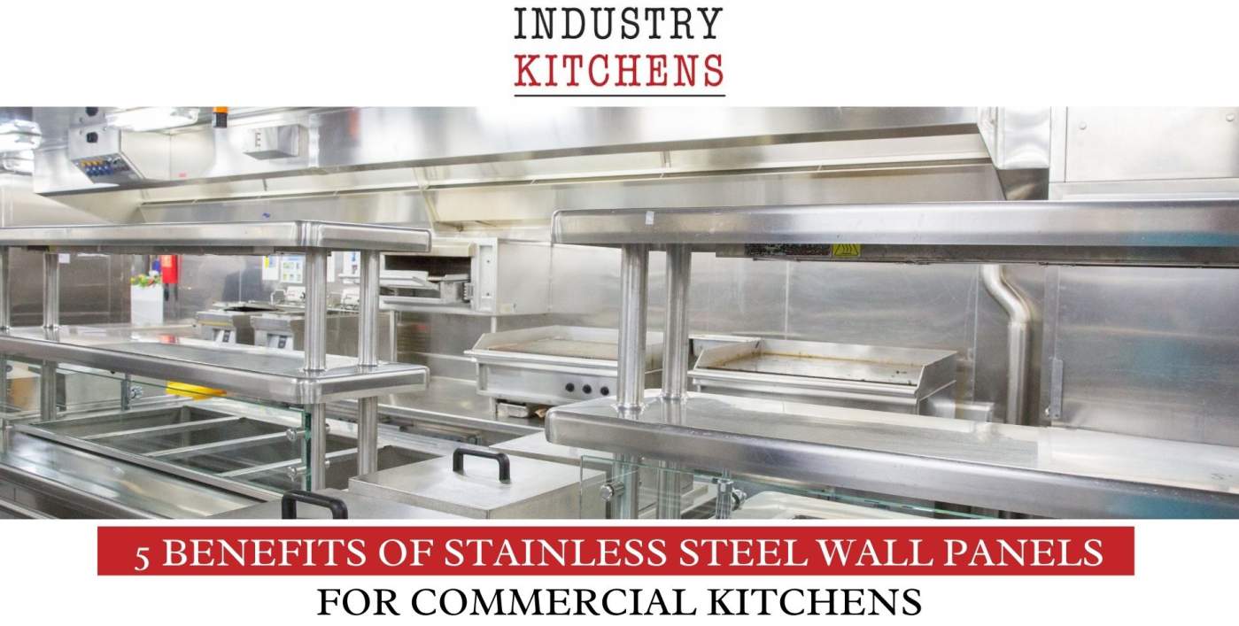 Stainless Steel Wall Panels for Commercial Kitchens | Industry Kitchens