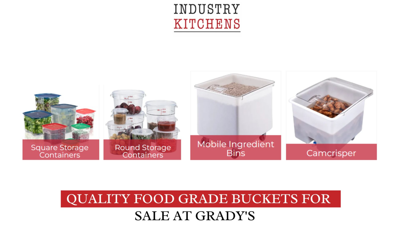 Quality Food Grade Buckets for Sale at Grady's | IK