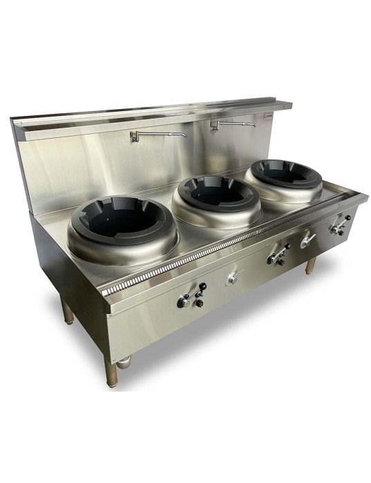 Jasper Triple Wok Range | Industry Kitchens