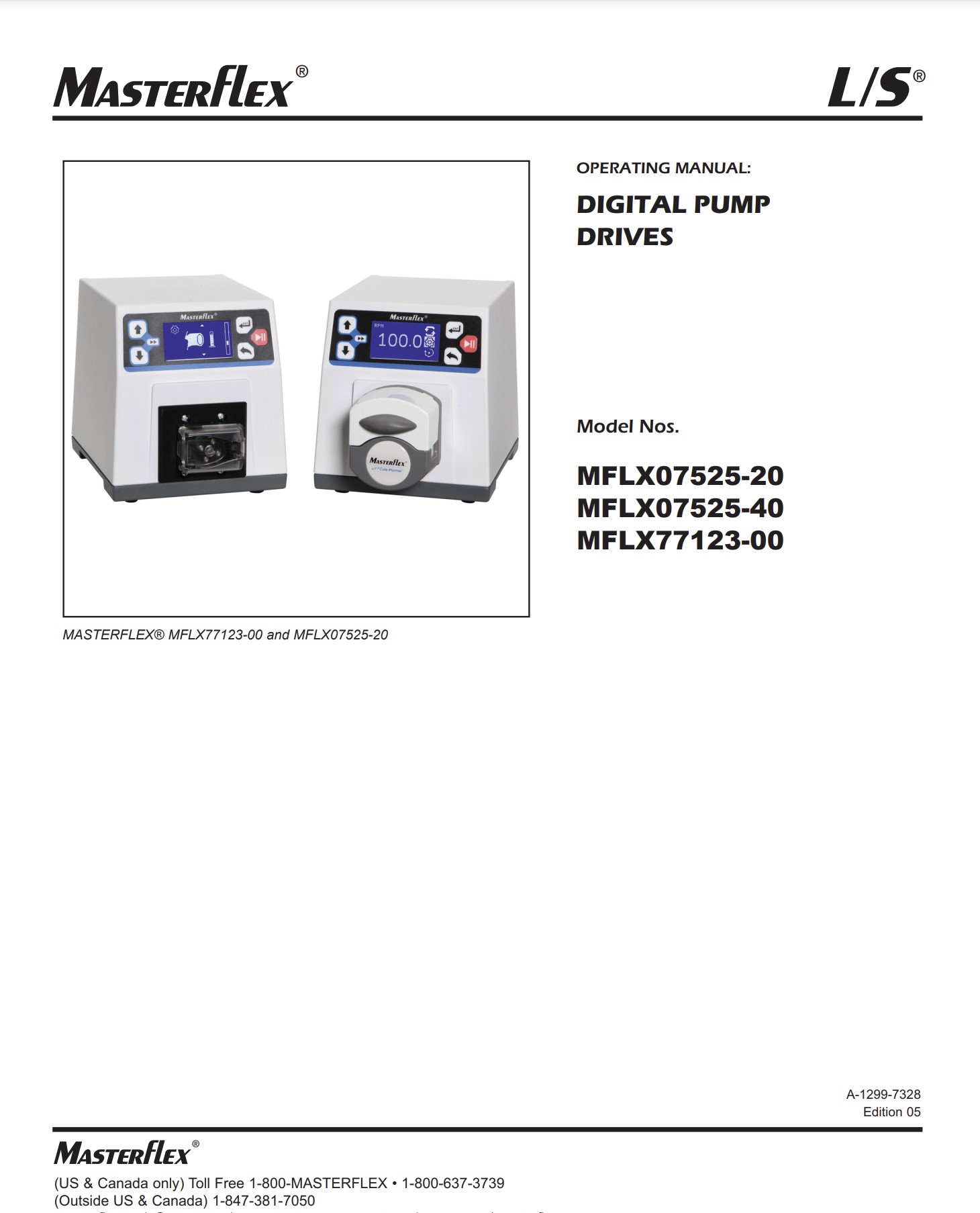 Masterflex Pumps - L/S Series - Burt Process