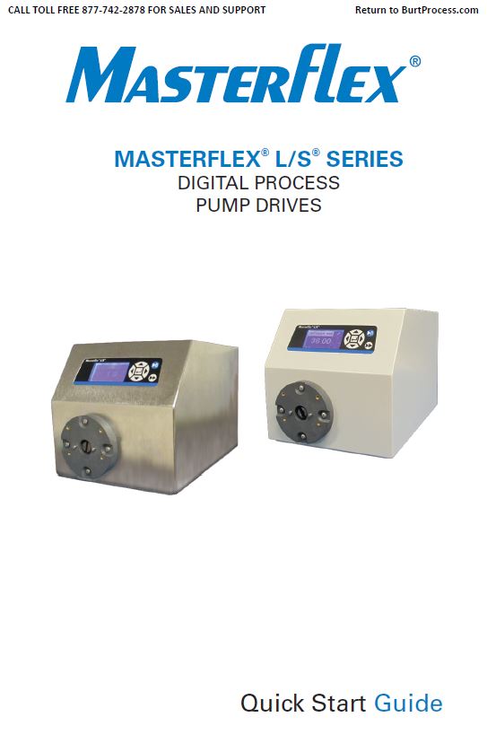 Masterflex Pumps - L/S Series - Burt Process