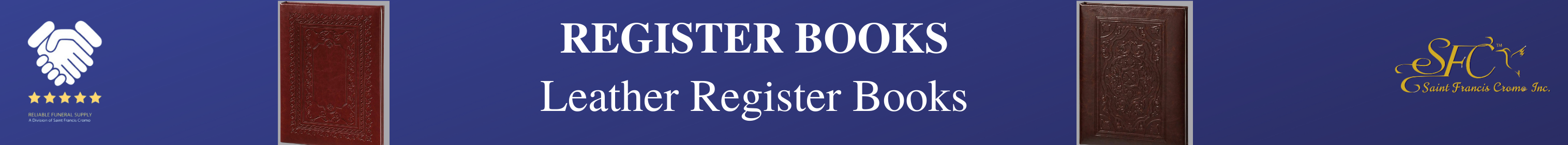 Leather Register Books