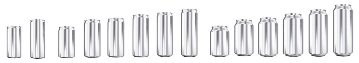 The differences between Slim and Sleek Aluminum Beverage Cans