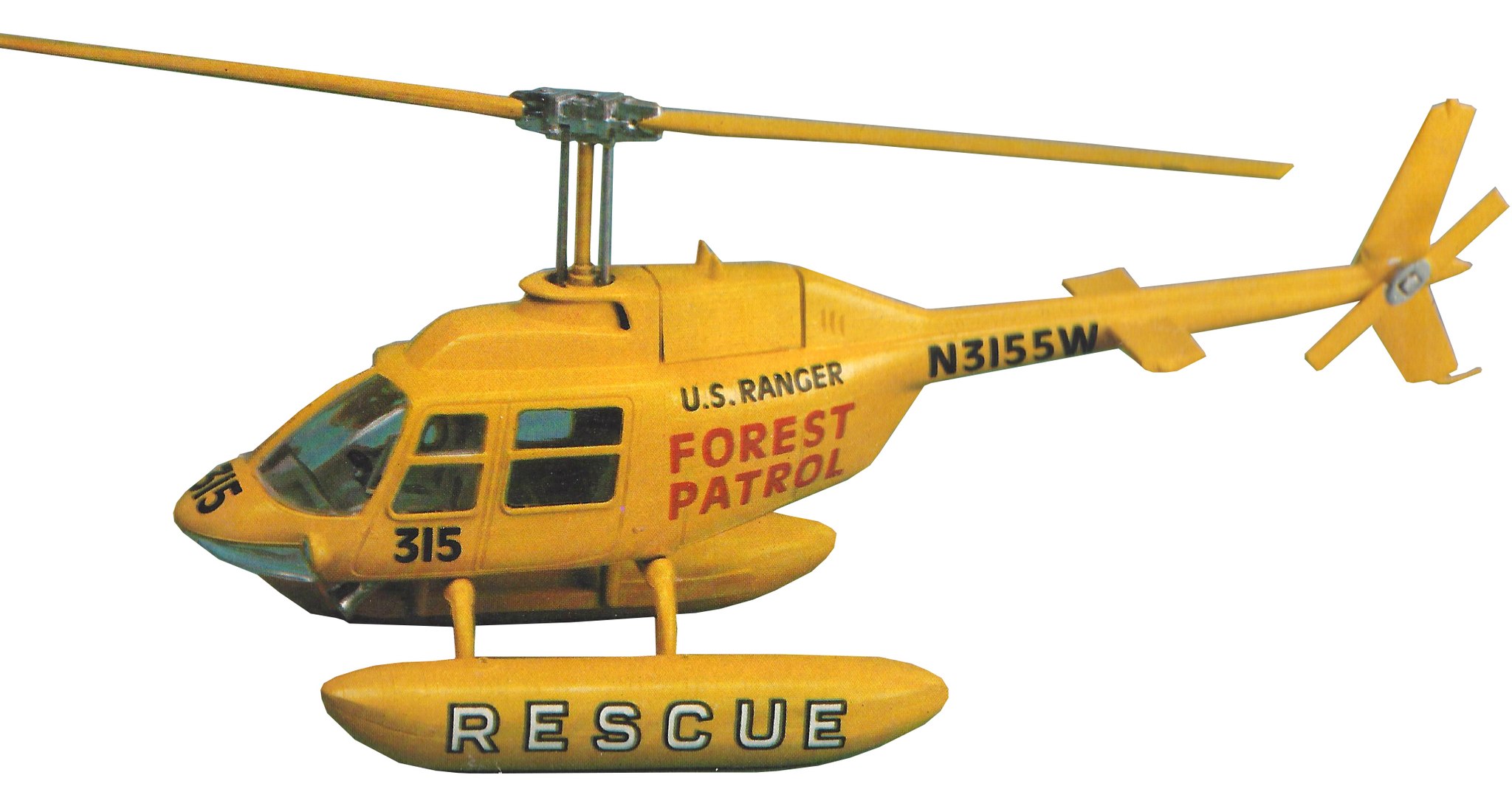 1:72 Forest Patrol Rescue Helicopter SNAP KIT