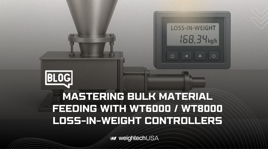 WeightechUSA Store Mastering Bulk Material Feeding with WT6000 / WT8000 ...