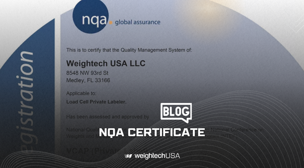 WeightechUSA Store WeightechUSA Certificate NTEP - weighing systems