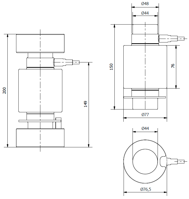 WeightechUSA Store Berman BRP Rocker column Load cell 30T - 40T ...