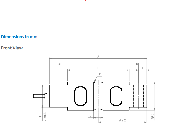 WeightechUSA Store Zemic H9C Double-ended Load Cell - weighing systems