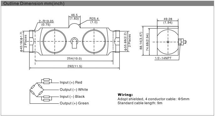 WeightechUSA Store Zemic H9H Double-Ended Shear Beam Load Cell ...