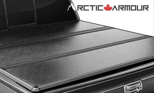 ARCTIC Armour Hard Aluminum Tri-Folding Tonneau Cover - Dodge RAM