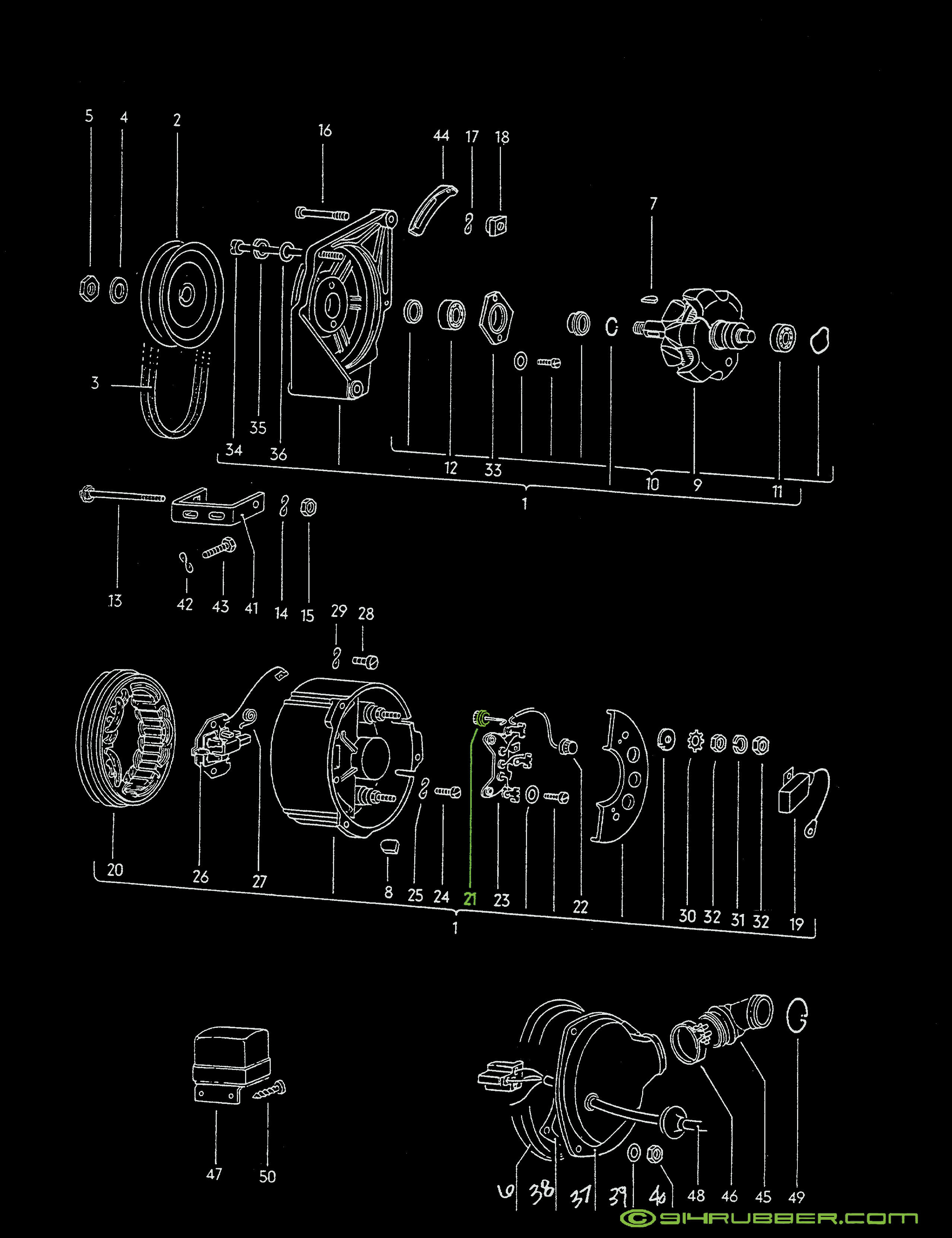 Generator, Single Parts