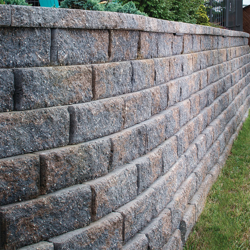 Diamond® Pro Stone Cut - 8" Textured Retaining Wall Blocks - Belgard