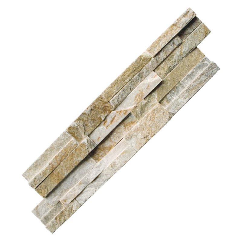 Golden Honey Quartzite Stacked Stone Ledger Panels - Rockmount