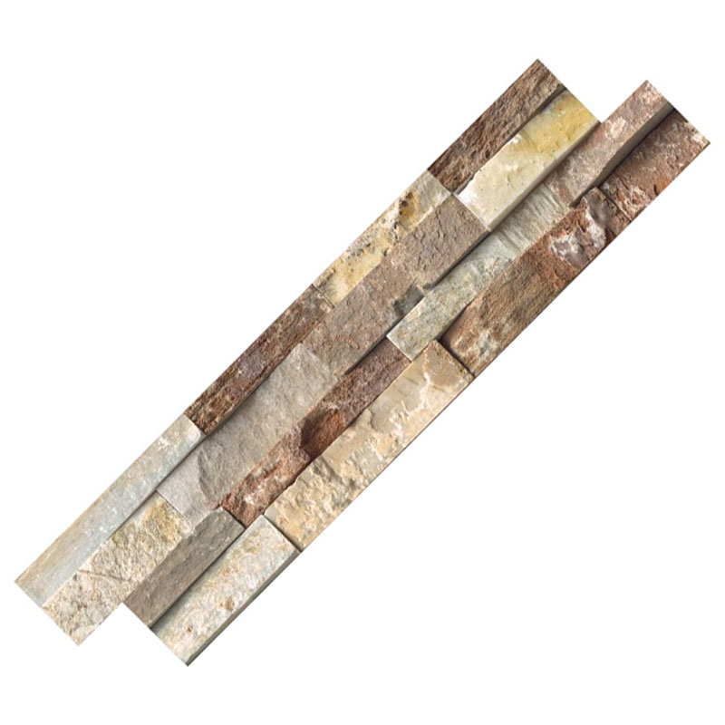 Golden White Quartzite Stacked Stone Ledger Panels - Rockmount