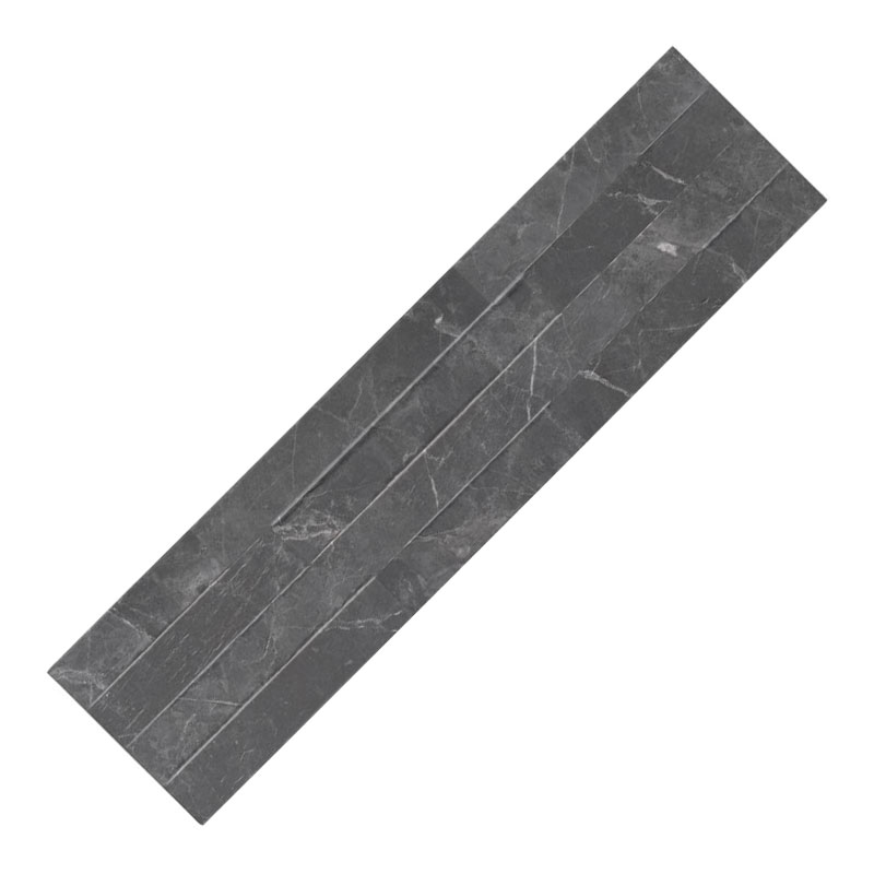 Midnight Mount Porcelain Stacked Stone - Dekora Ledger Panels