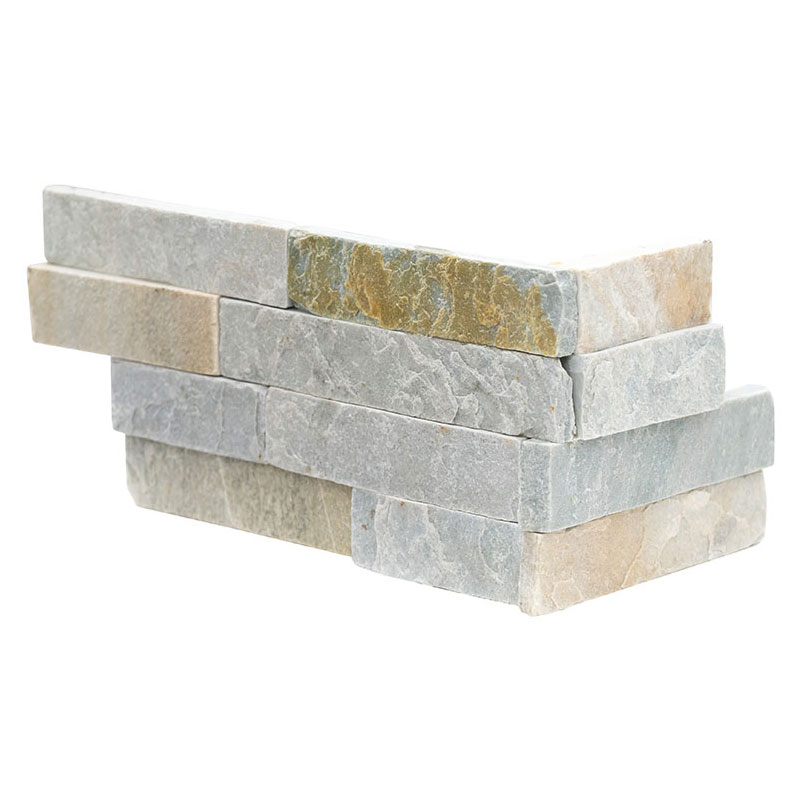 Malibu Gold Quartzite Stacked Stone Ledger Panels - Rockmount