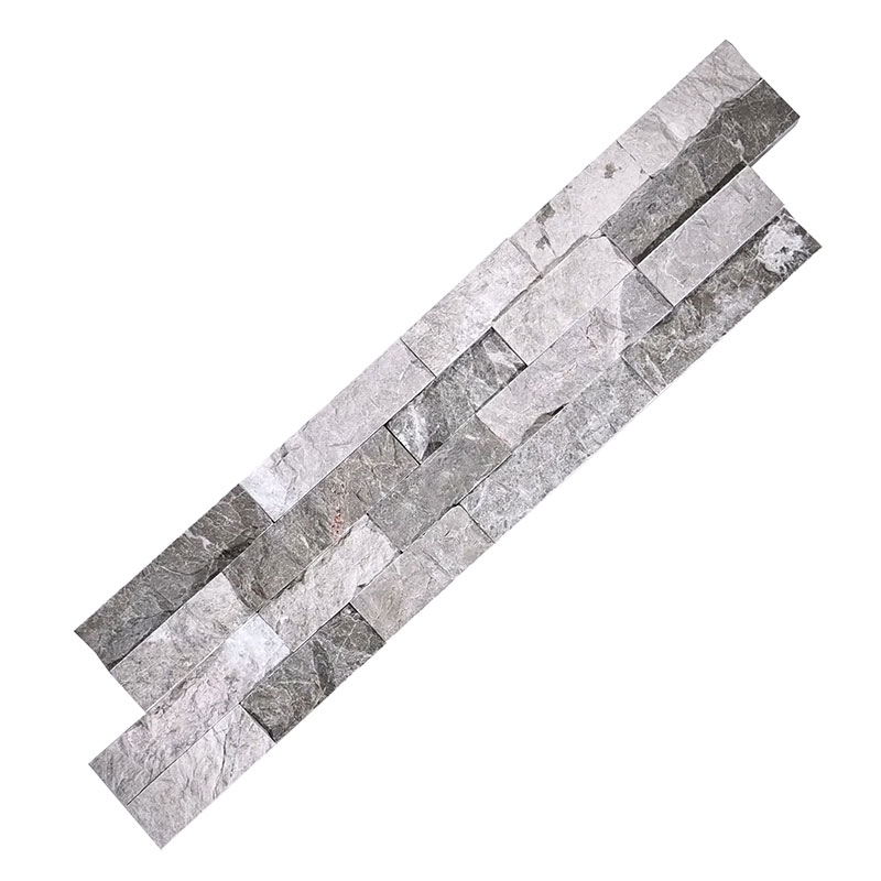 Luna Gray Marble Stacked Stone Ledger Panels - Rockmount