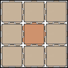 SF Rima - 80mm 8x8 Smooth Top Permeable Pavers - Tremron