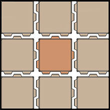 SF Rima - 80mm 8x8 Smooth Top Permeable Pavers - Tremron