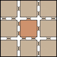 SF Rima - 80mm 8x8 Smooth Top Permeable Pavers - Tremron