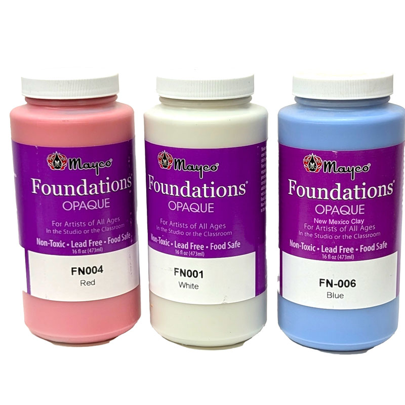 Foundations Glazes By Mayco Pints