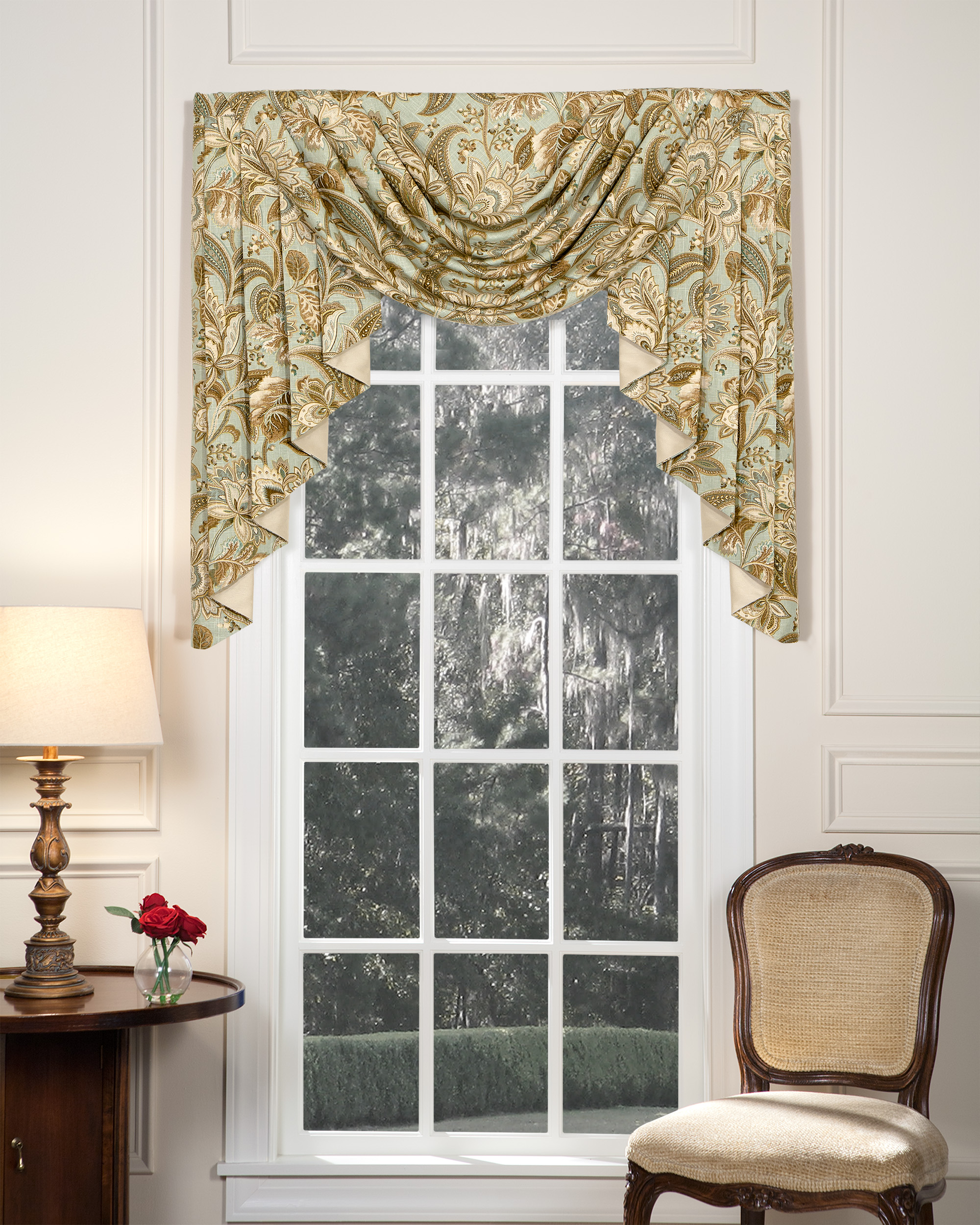 Valdosta Mist Curtains, Valances, & Swags | Pretty Windows