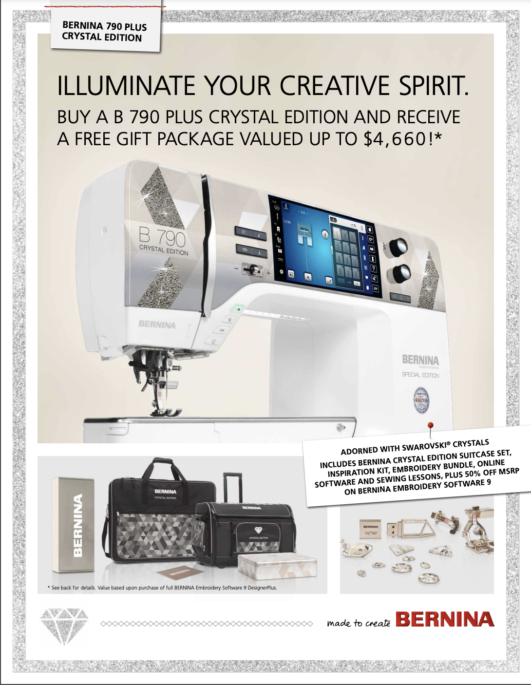 BERNINA 790 PLUS CRYSTAL EDITION