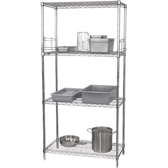 Commercial Kitchen Shelving and Racking in Stainless Steel