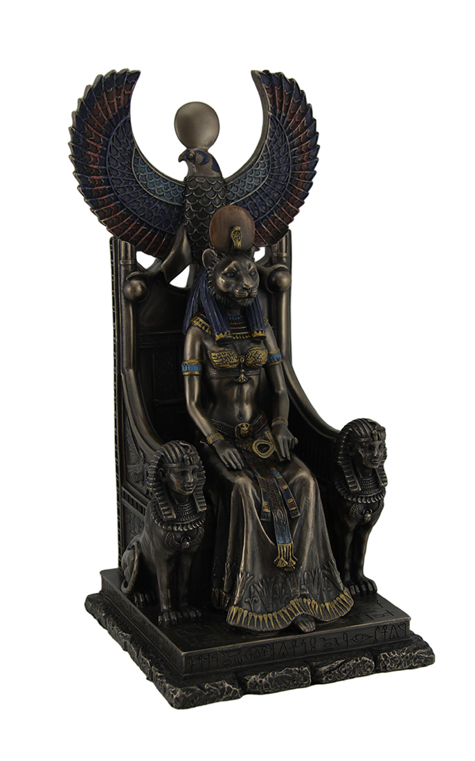Veronese Design Ancient Egyptian Goddess of Healing Sekhmet Sitting on ...