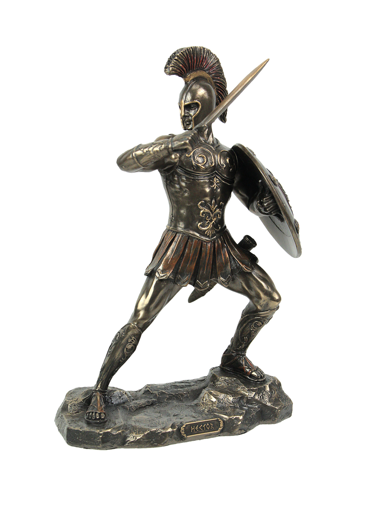 Veronese Design Trojan Hero Warrior Hector of Troy Holding Spear and ...