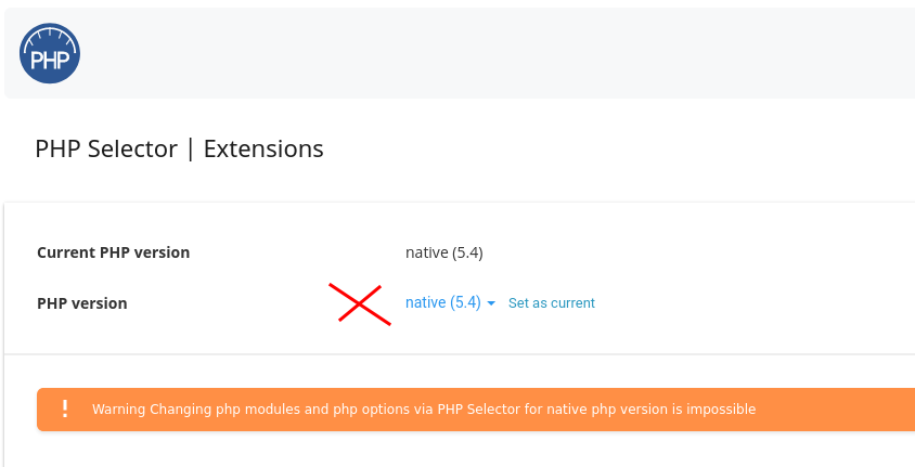 PHP Selector Integration with Plesk Panel – CloudLinux