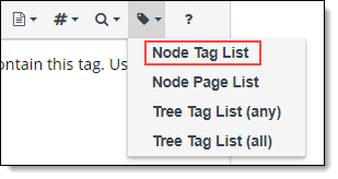 How to Insert a List of Nodes Matching a Tag – Zingtree