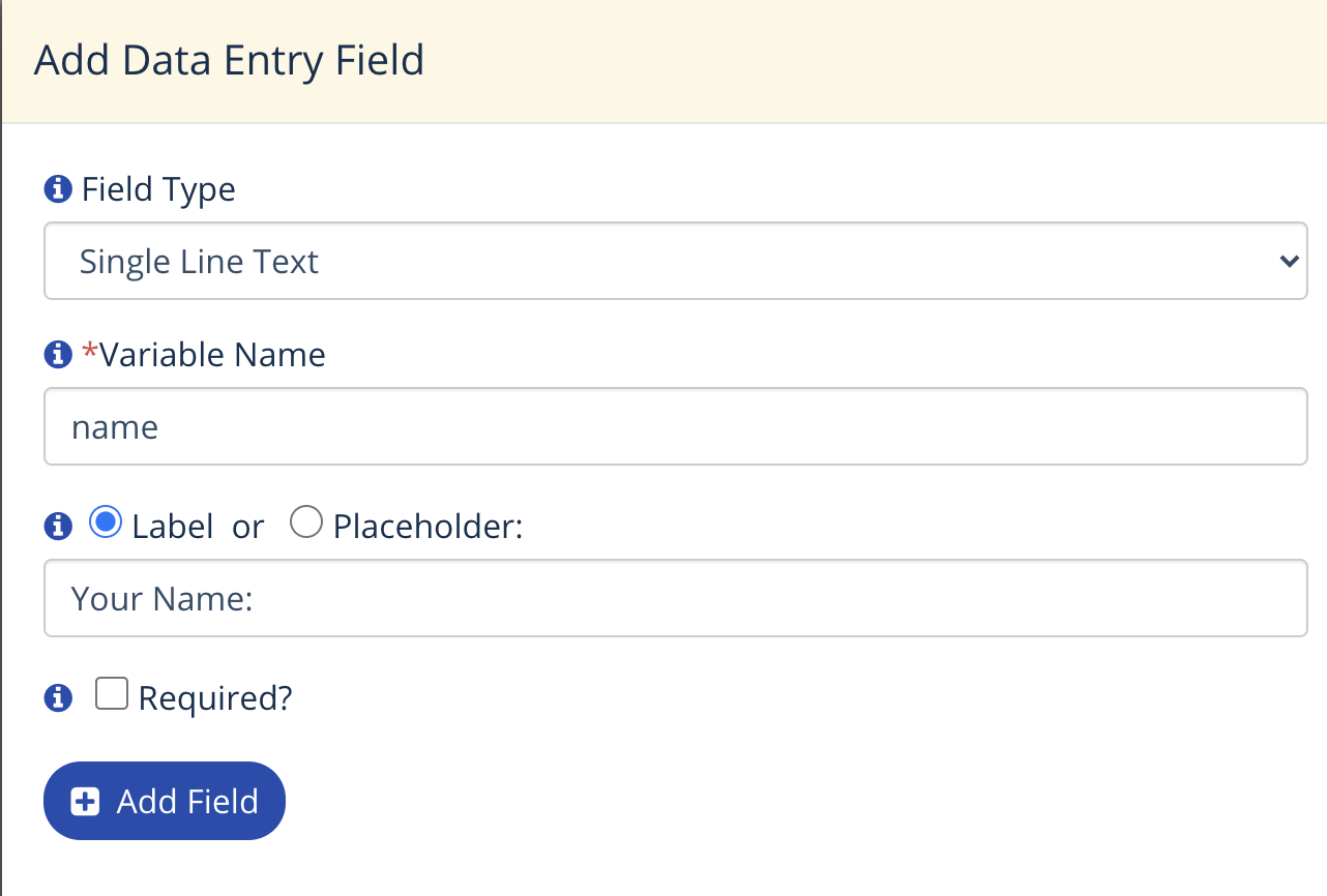 Data Entry Field Variables Adding Input Forms To Your Trees Zingtree