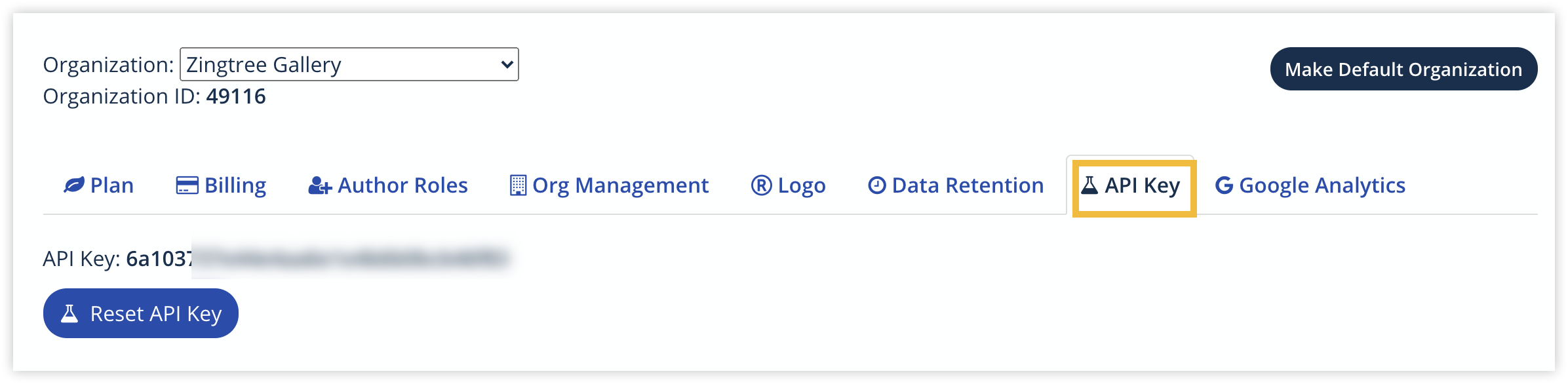 API: REST API – Zingtree