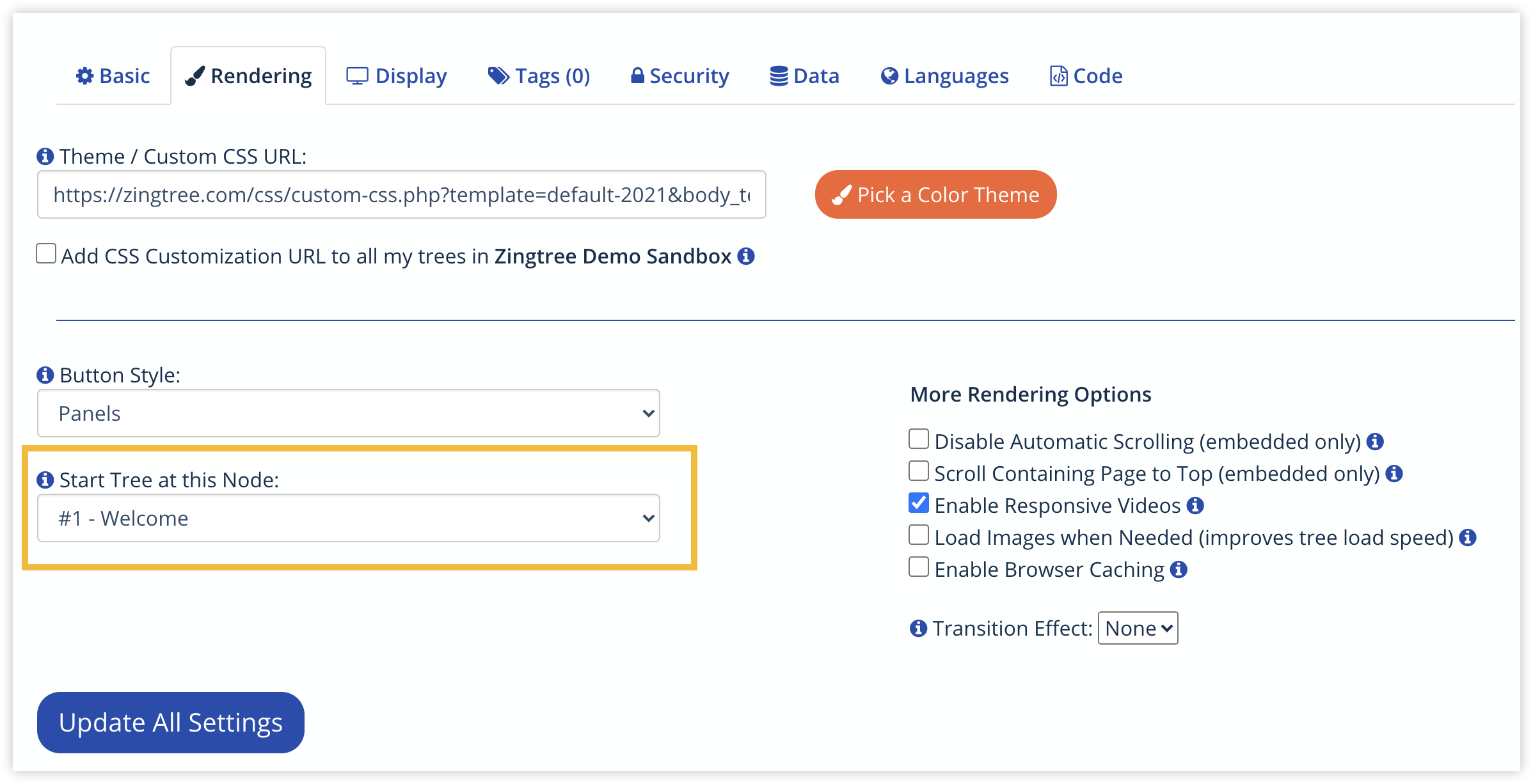 How to change the Start or Root Node – Zingtree Help Center