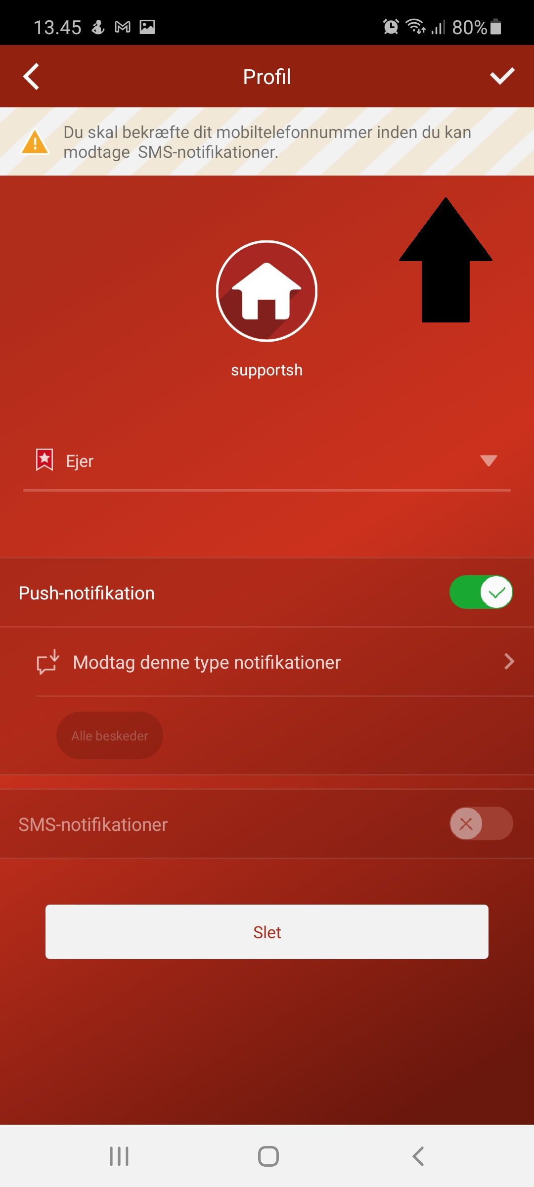 S6evo™ - Fejlsøgning - Modtager ikke sms – SikkertHjem™ Support